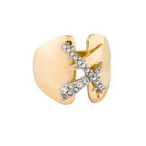 Alexis Bittar | Jewelry | Alexis Bittar Criss Cross Ring Size 6 | Poshmark
